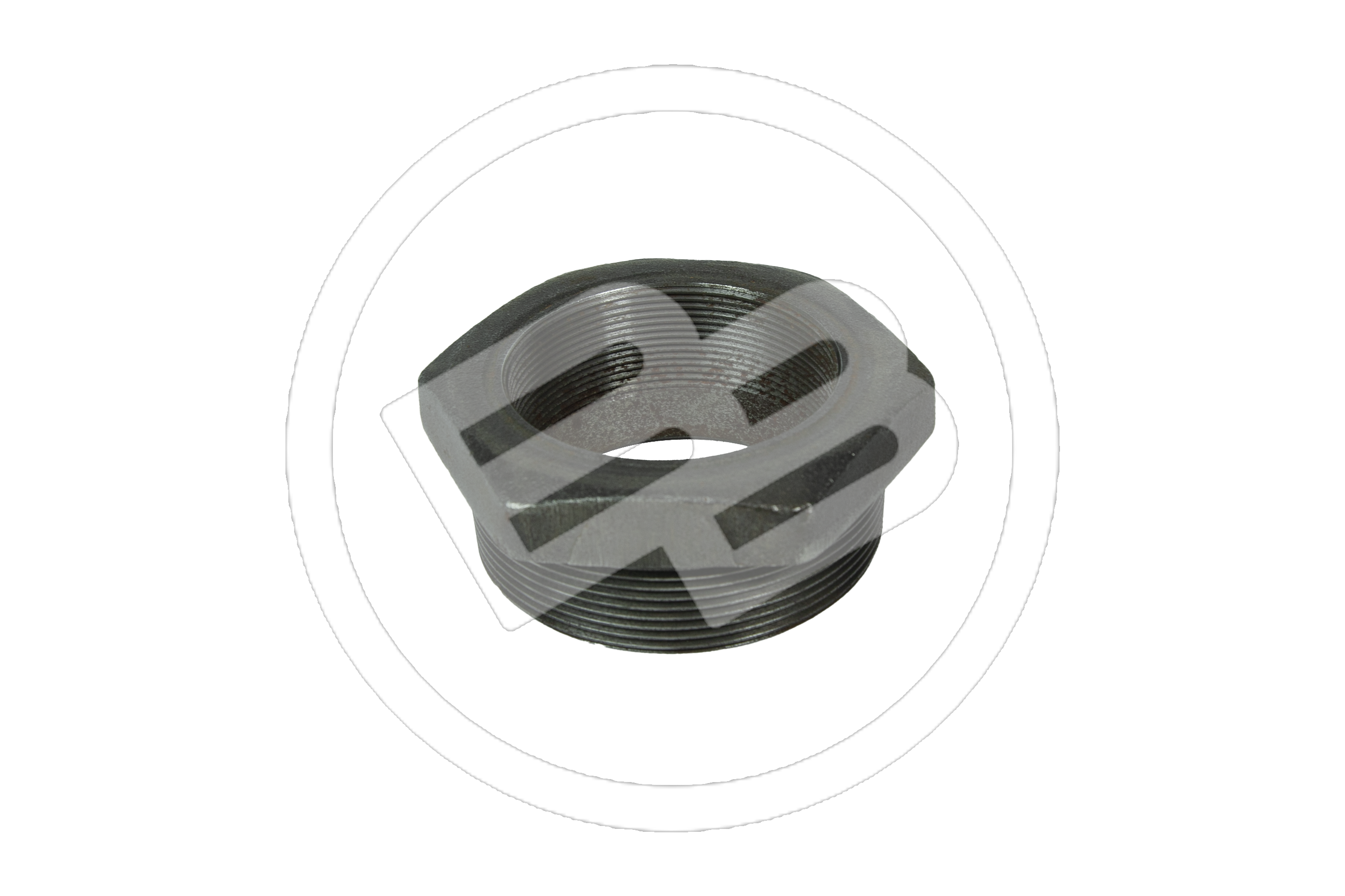 Ductile Iron Reducing Bushing 4 NPT x 3″ BSPT | Bertotto Boglione